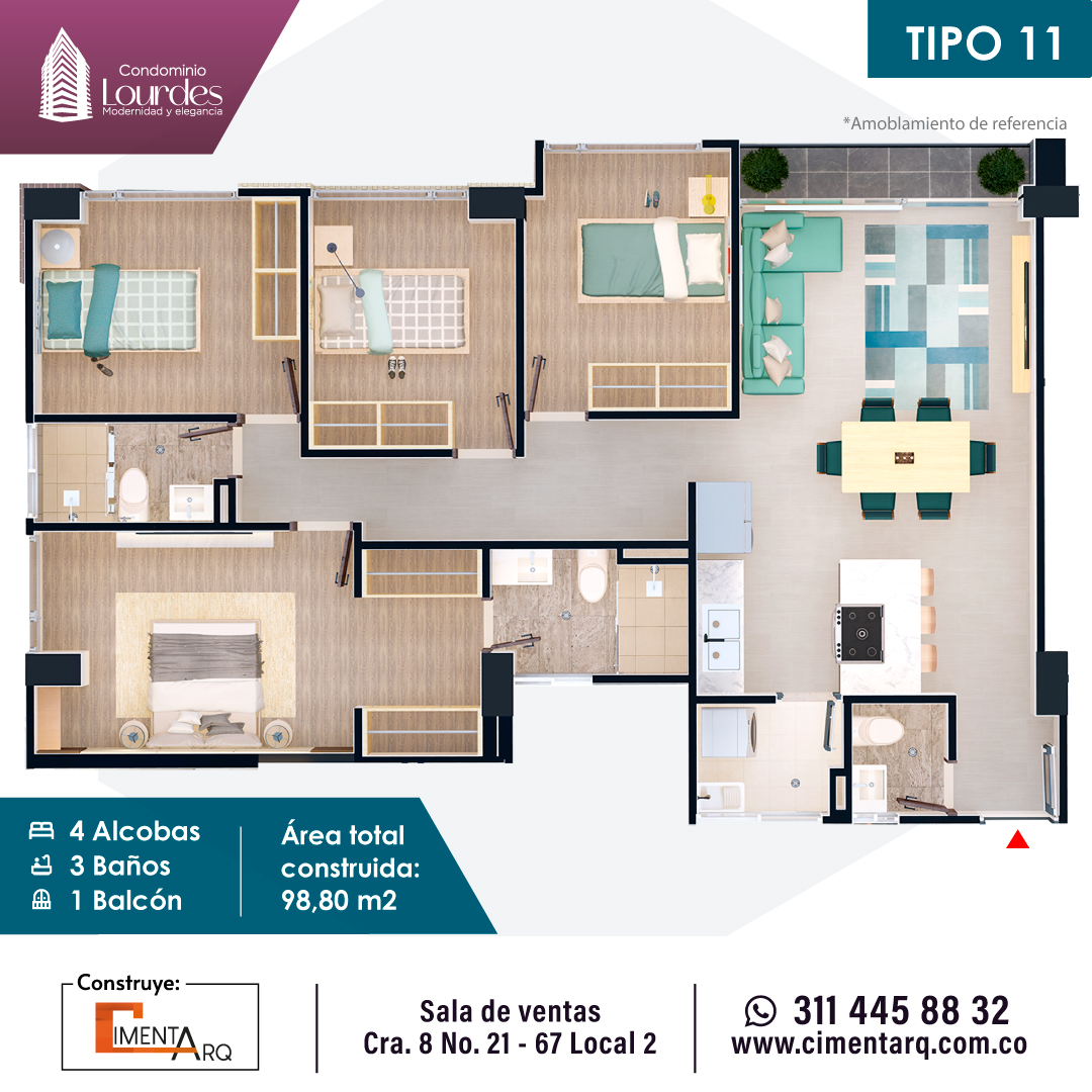 Condominio LOURDES – Cimentarq